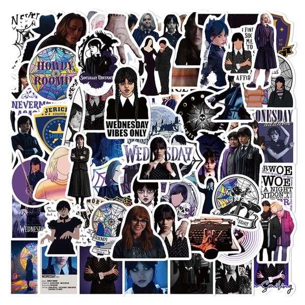 Wednesday Addams Labels - Etsy