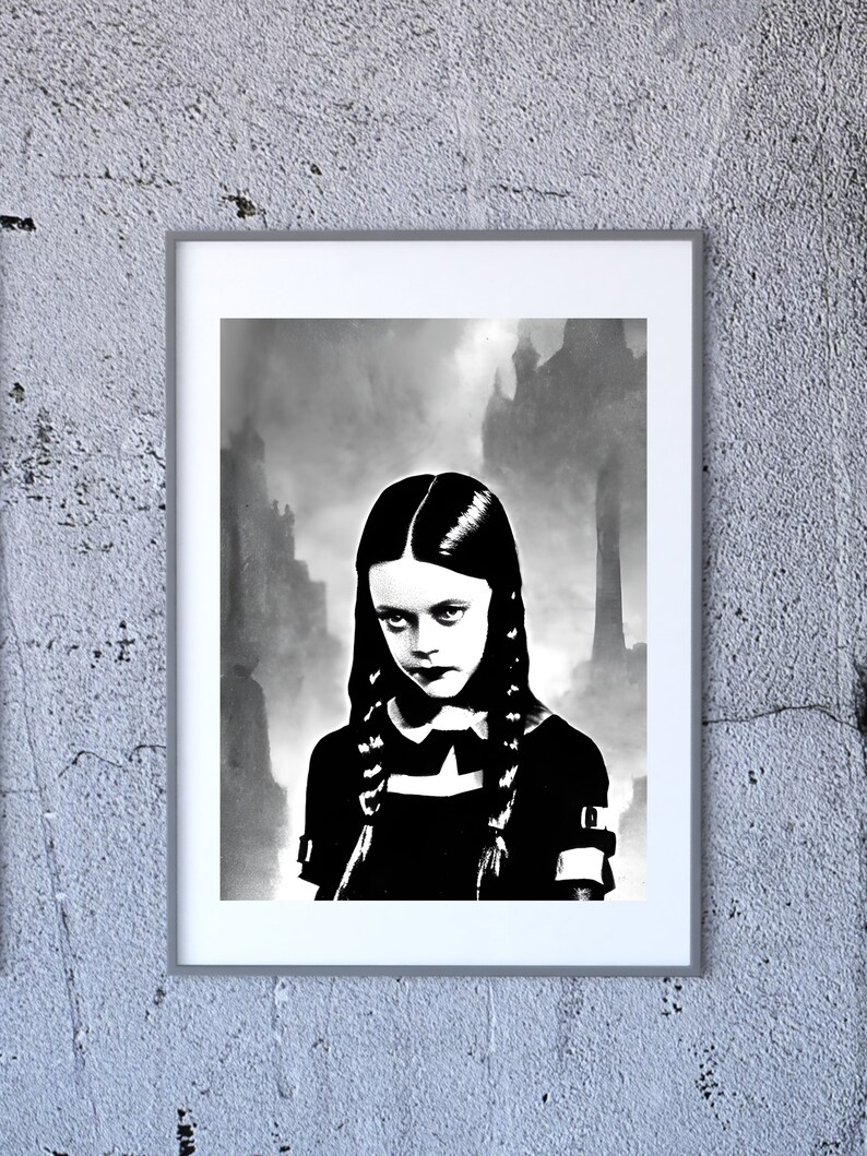 Wednesday Addams Poster Decor - Etsy