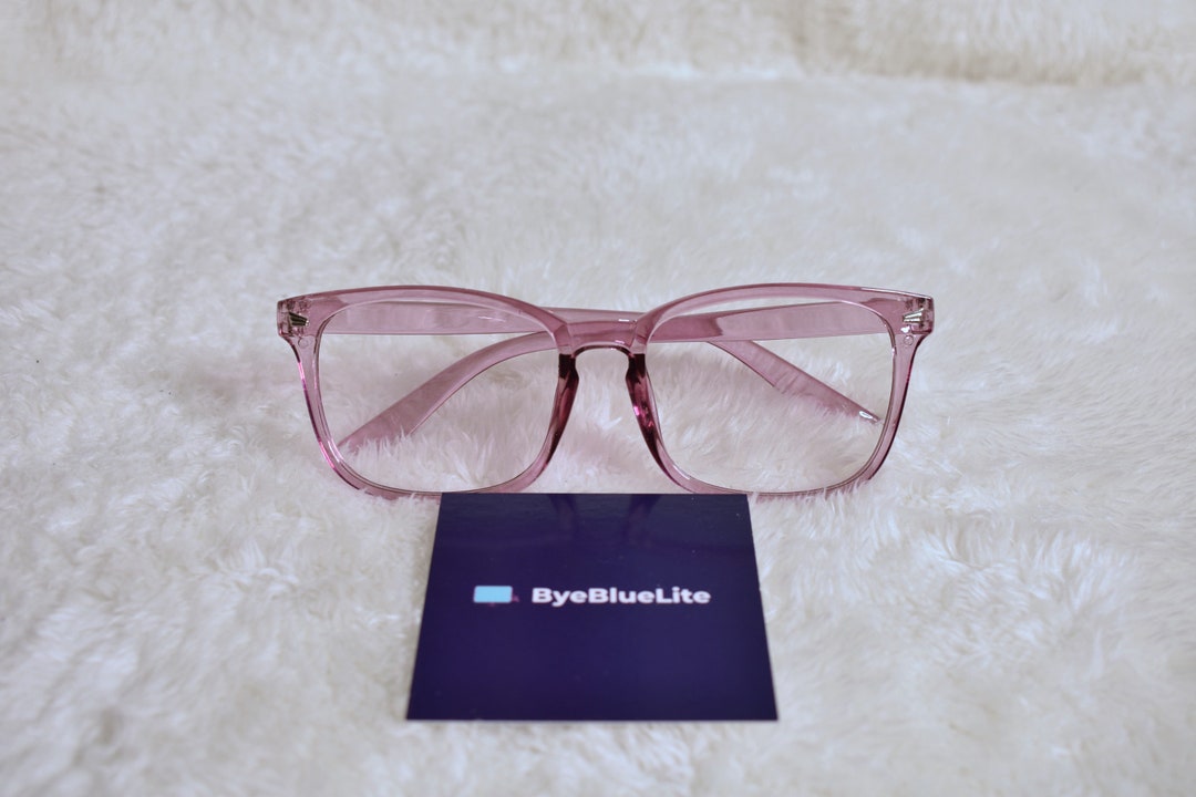 Transparent Violet Color Blue Light Glasses Single Pair Bluelight ...