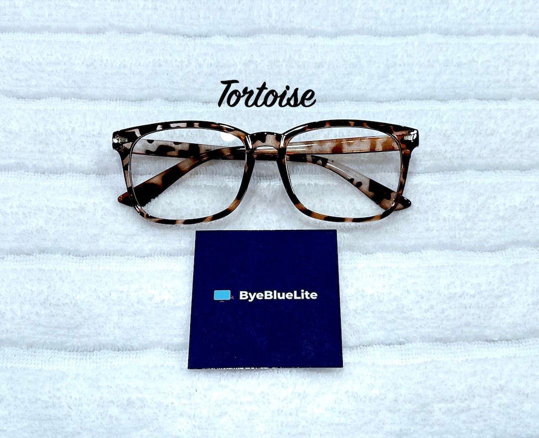 Tortoise Color Blue Light Glasses Single Pair Bluelight Blocking - Etsy