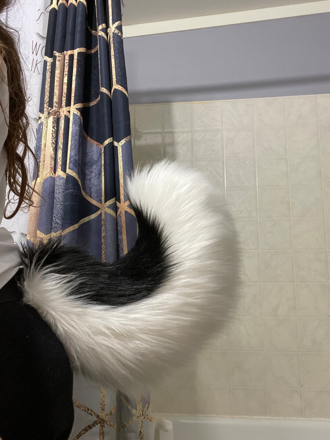 Curvy, Canine Furry Tail - Etsy