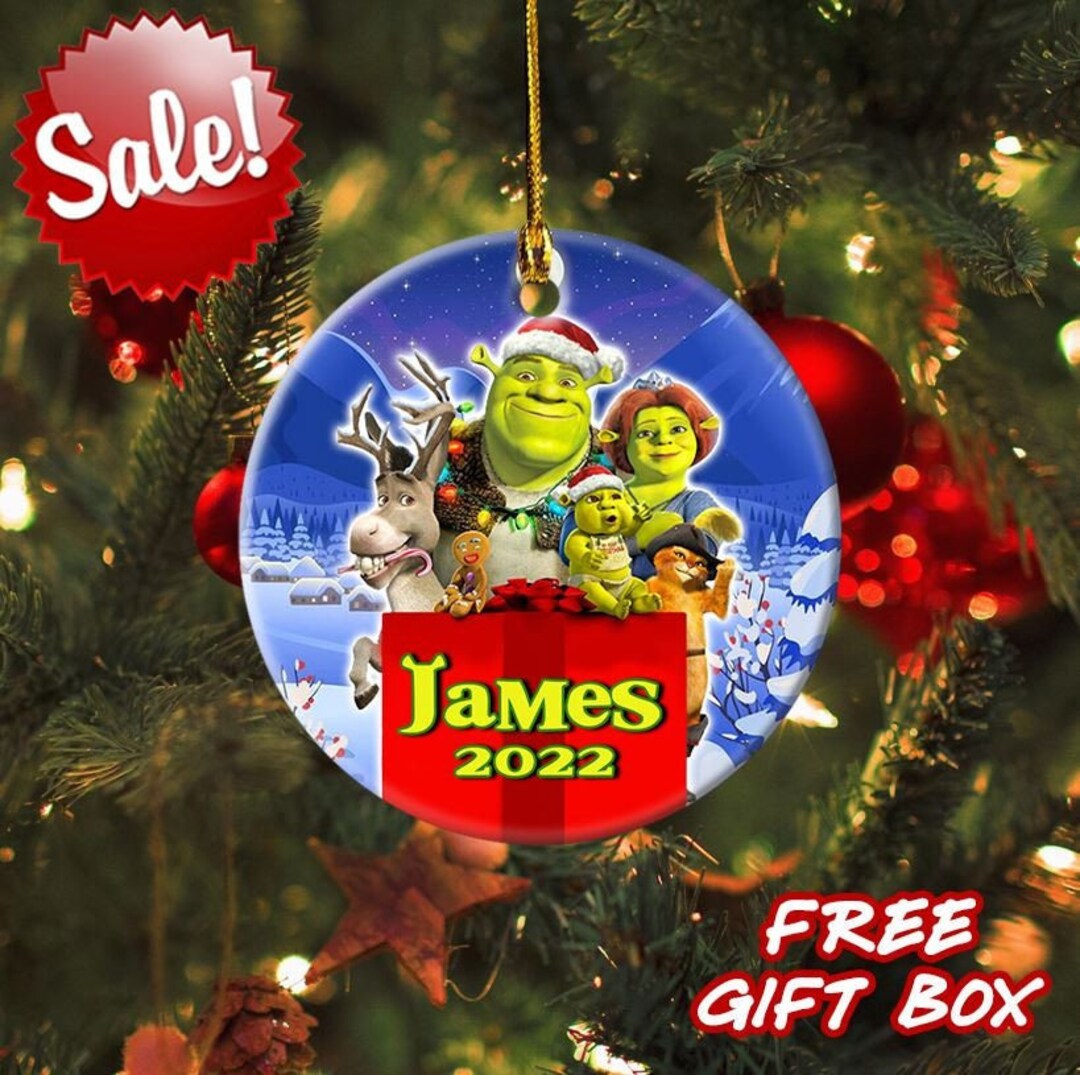 Shrek Ornament Christmas Ornament Shrek Christmas Ornament - Etsy