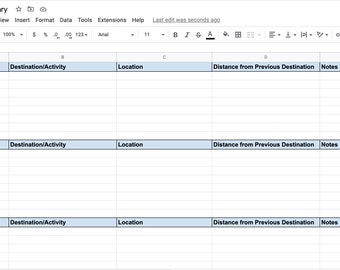 Hotel Research Comparison Travel Planner Excel Spreadsheets ...