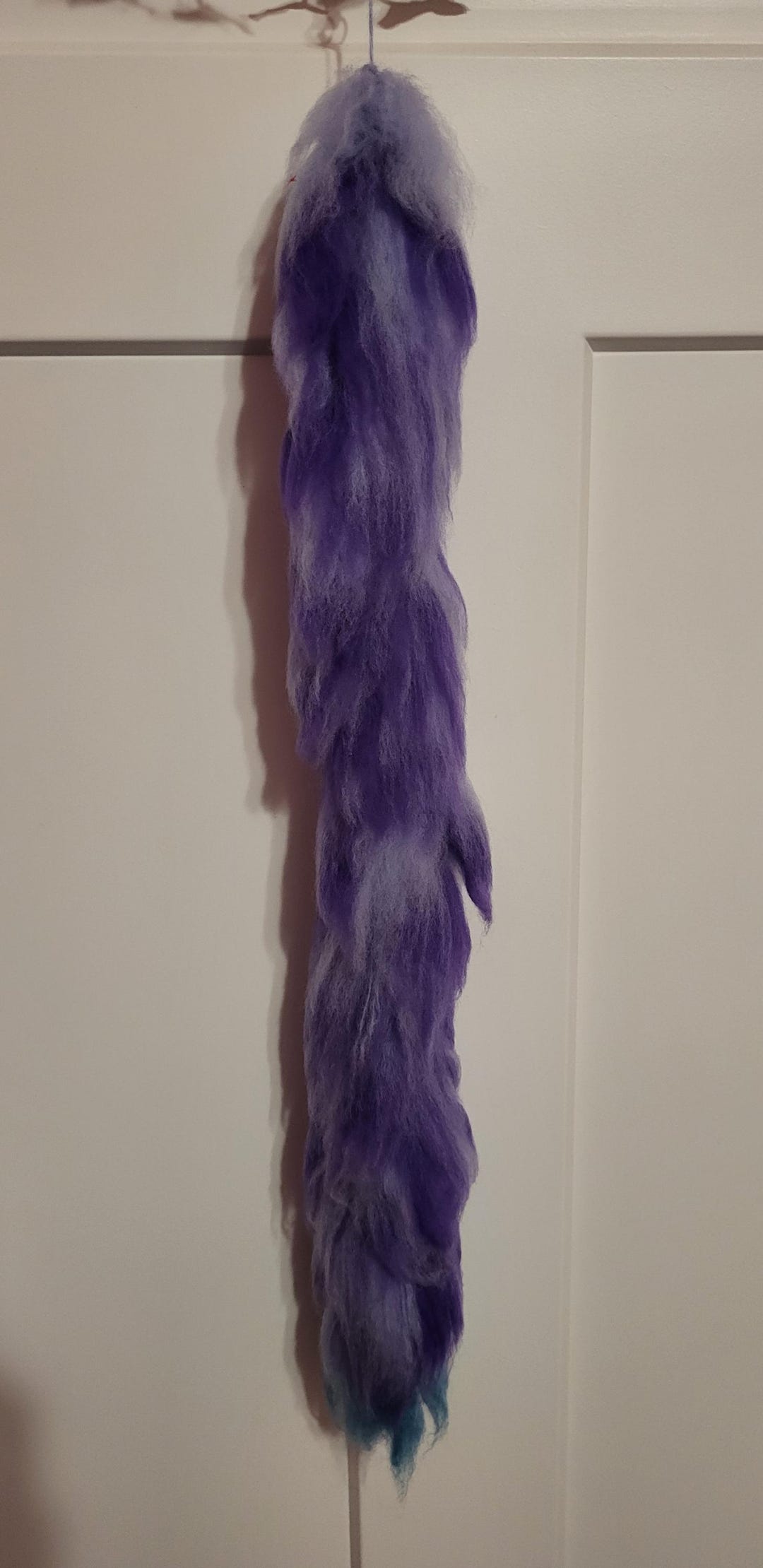Purple and Blue Therian Yarn Tail - Etsy
