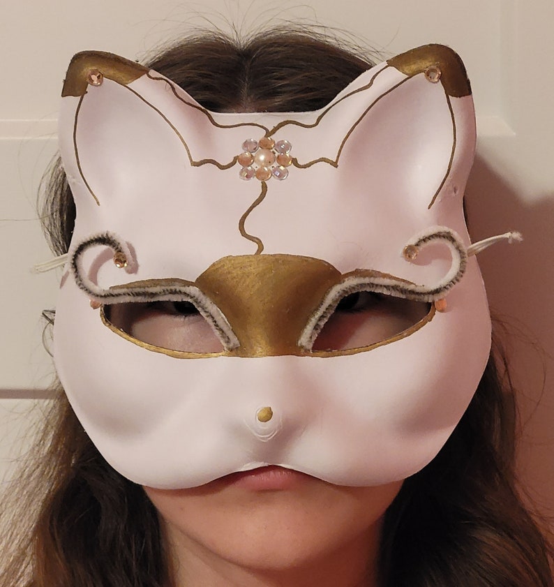 Golden Therian Cat Mask. - Etsy