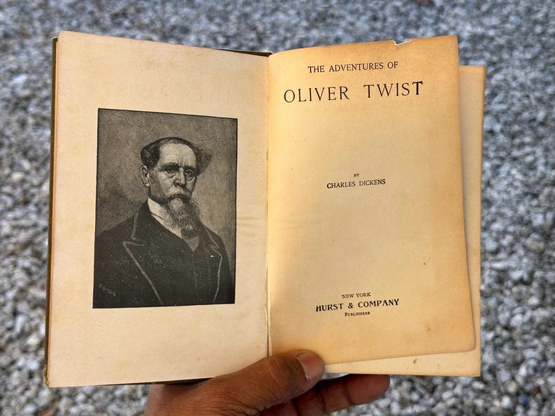The Adventures of Oliver Twist by Charles Dickens (1925) - Etsy