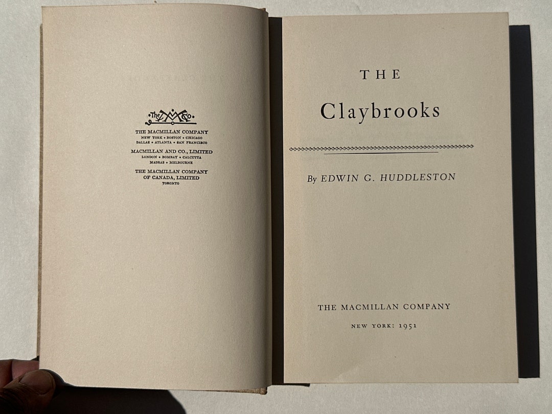 The Claybrooks by Edwin G. Huddleston - Etsy