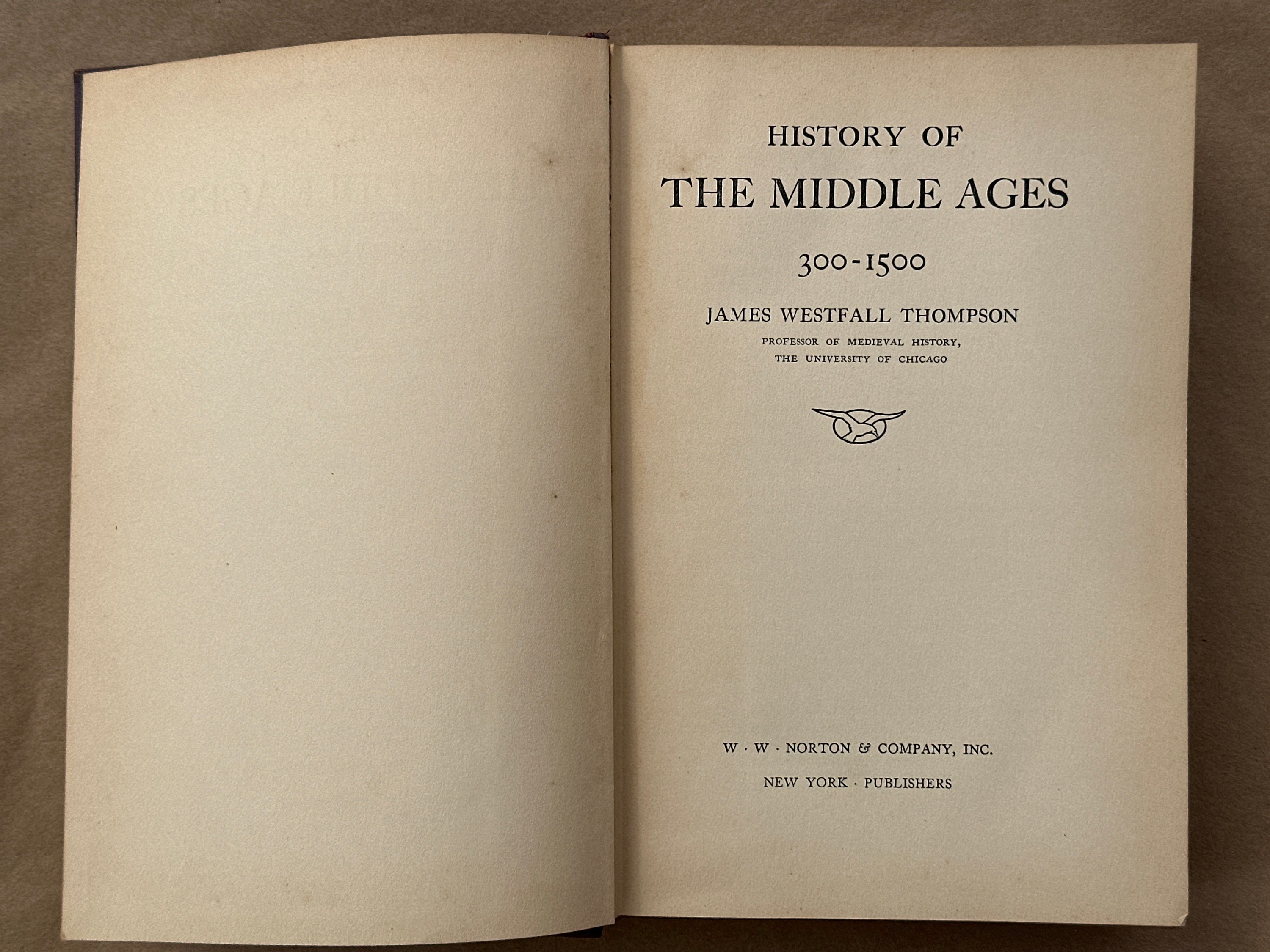 History of the Middle Ages 300-1500 by James W. Thompson (1931) - Etsy