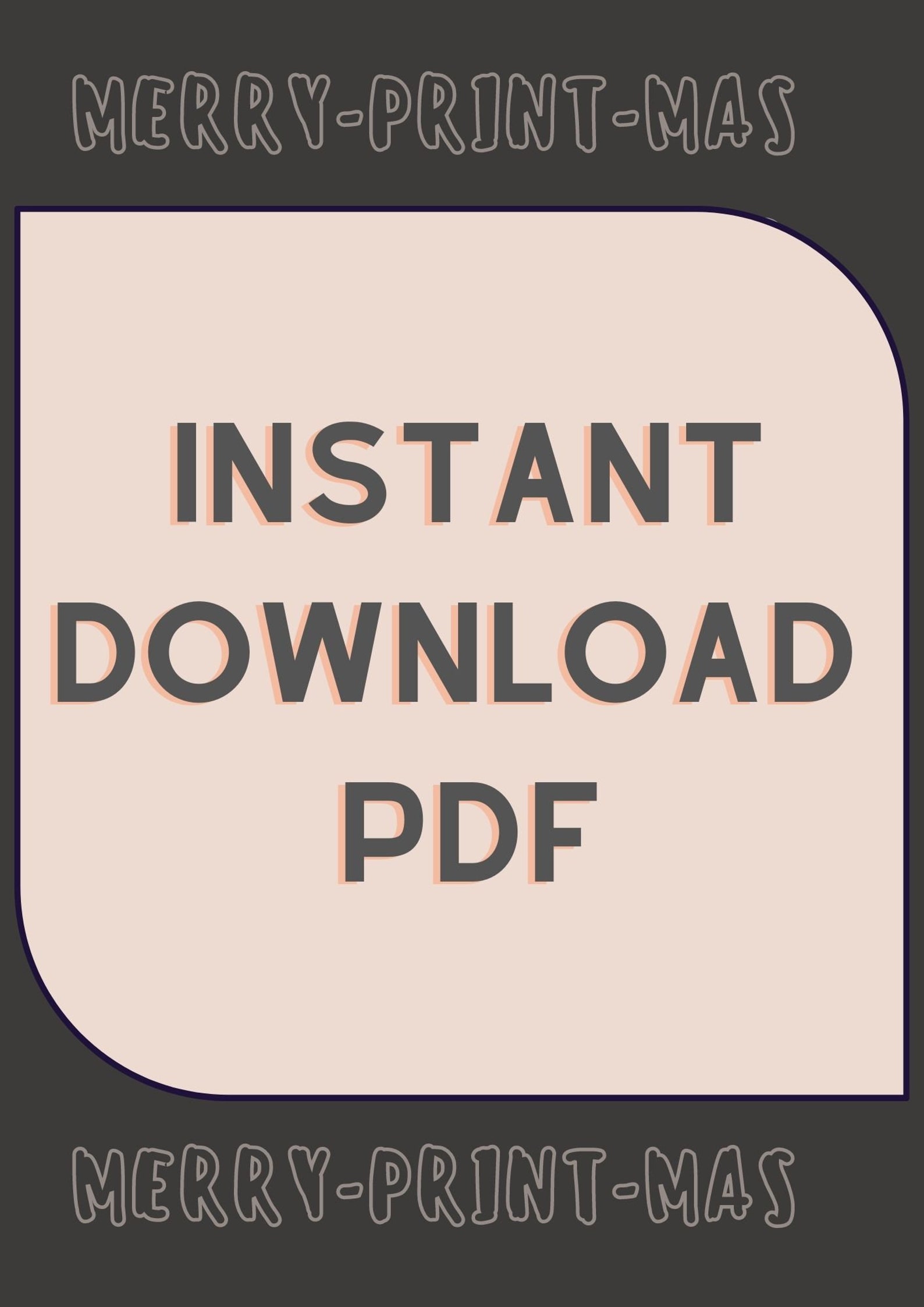 Oh Deer It's Christmas Printable Gift Tags Christmas - Etsy