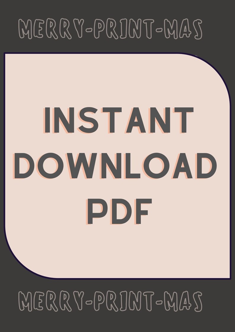 Oh Deer It's Christmas Printable Gift Tags Christmas - Etsy