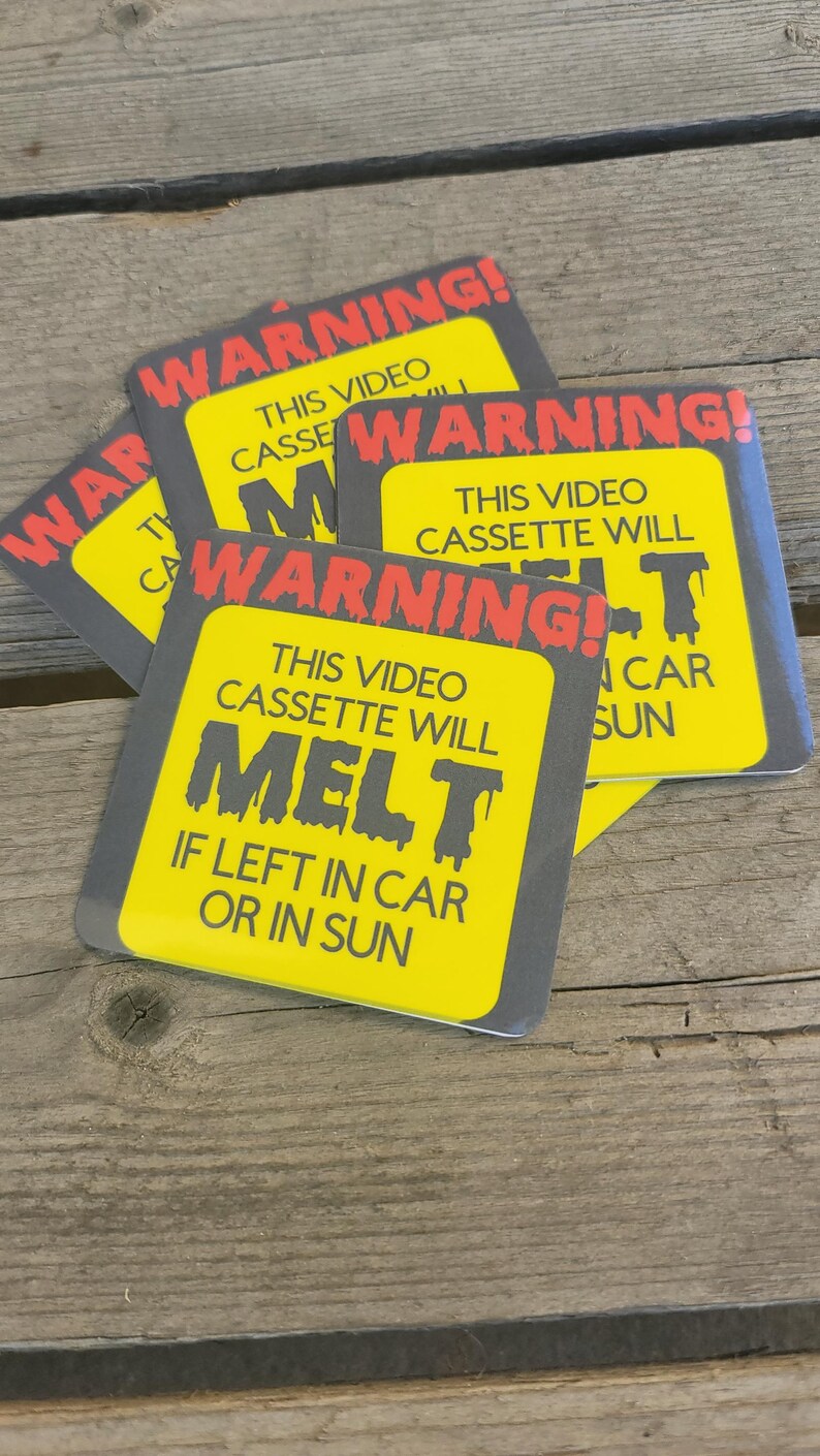 VHS Will Melt Decal - Etsy