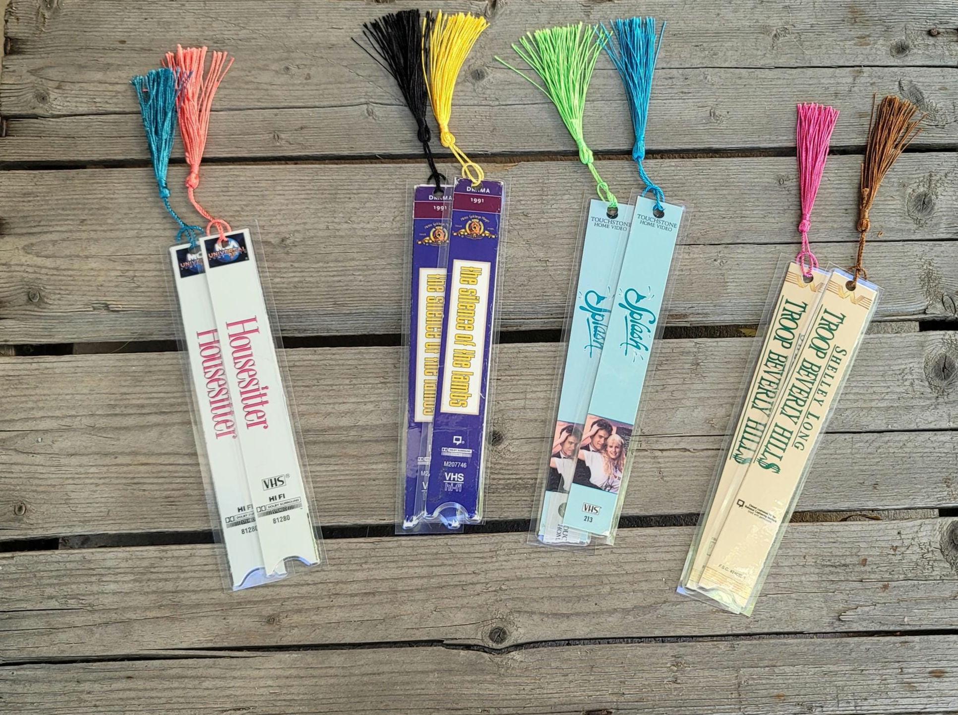 VHS Bookmarks- 80s and 90s Edition - Etsy