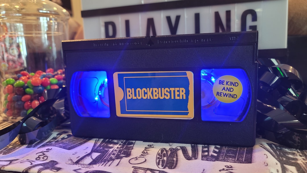 VHS Blockbuster Movie Light - Etsy