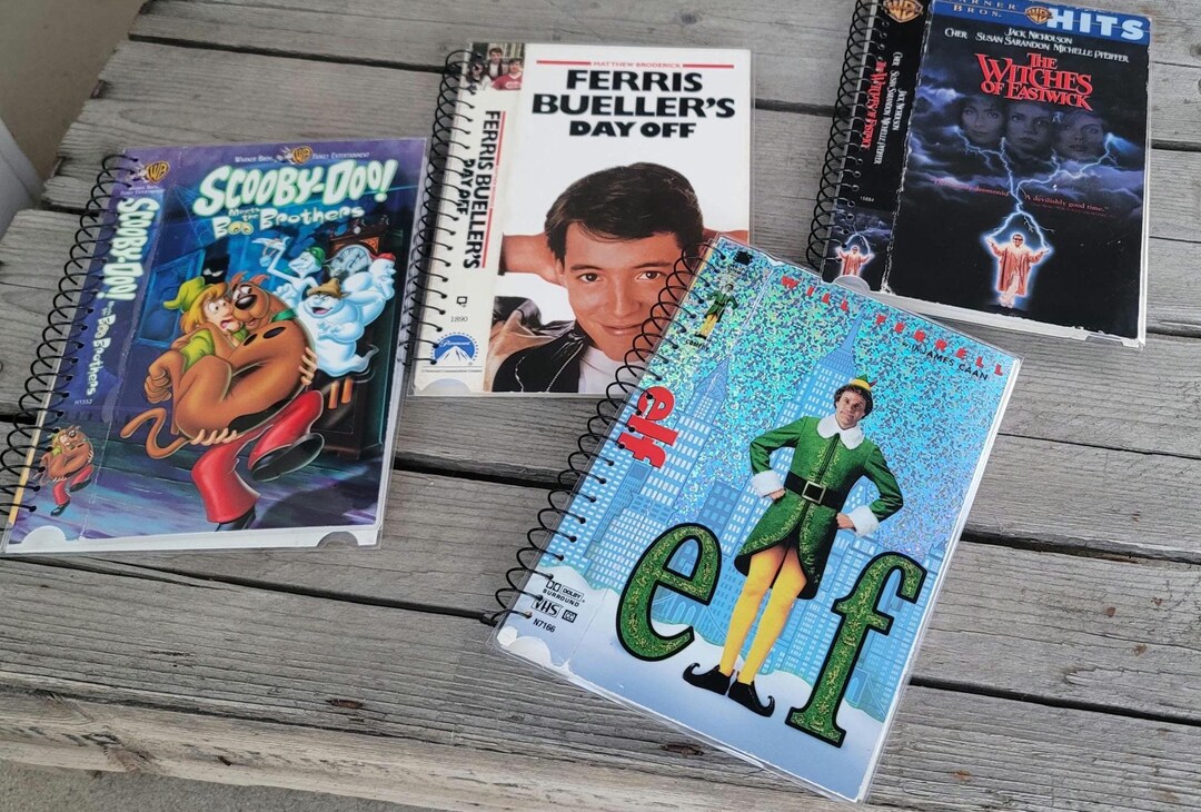 VHS Notebooks Part 2 - Etsy