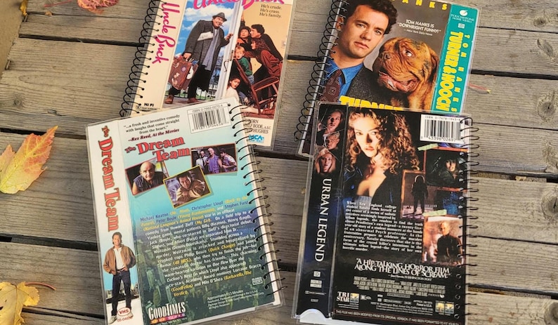Upcycled VHS Movie Notebook: Retro Spiral Journal - Etsy