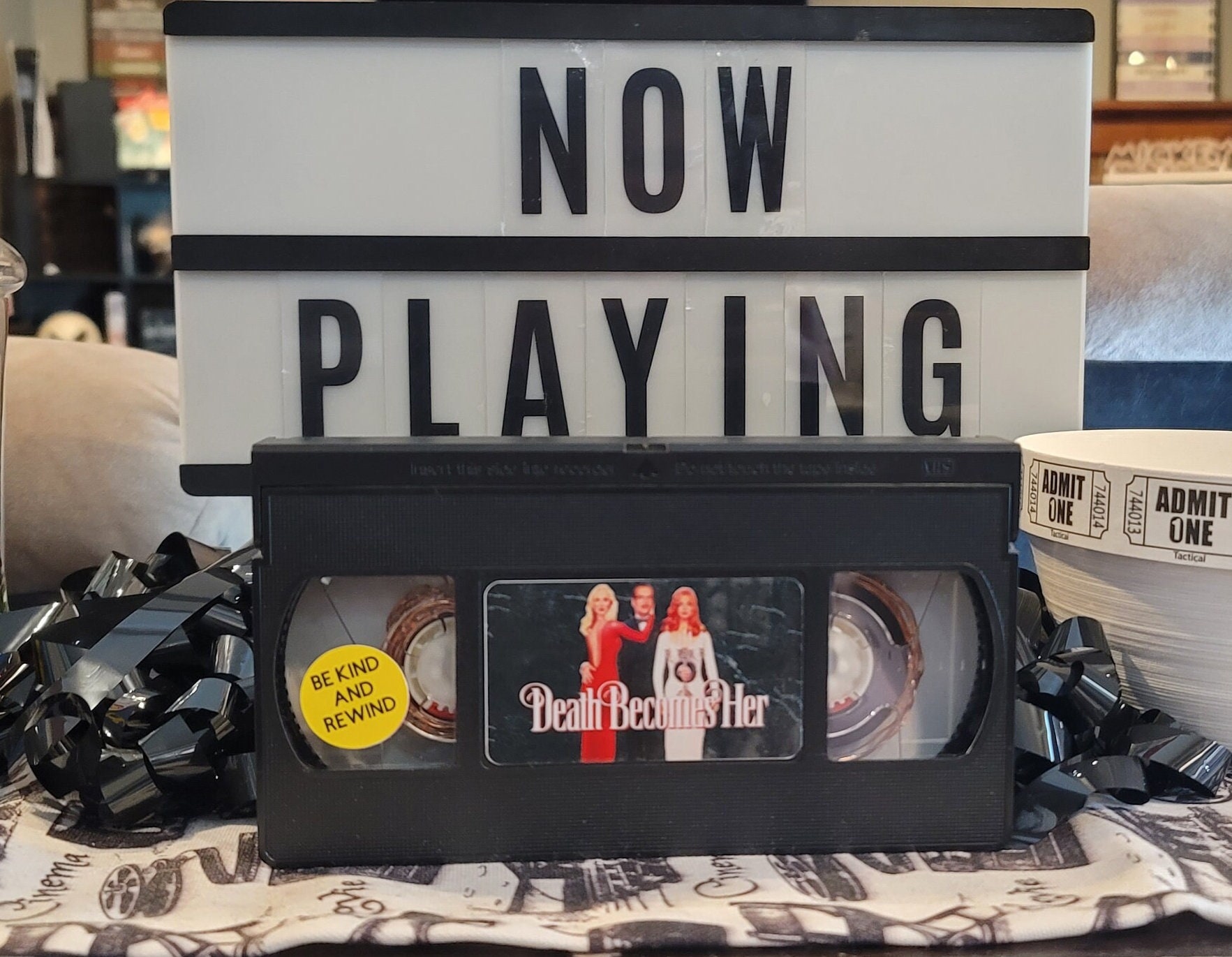 VHS Death Becomes Her Light - Etsy