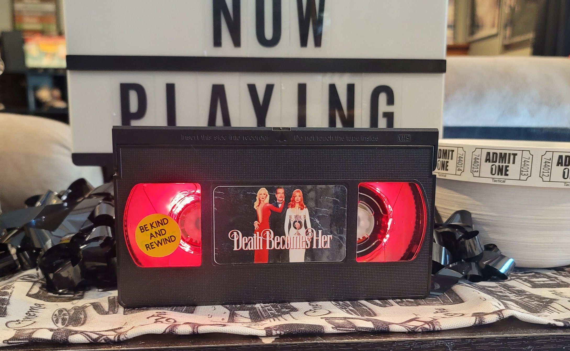 VHS Death Becomes Her Light - Etsy