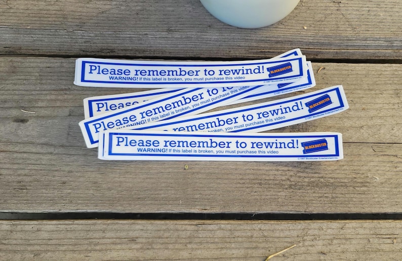 Remember to Rewind VHS Decal - Etsy