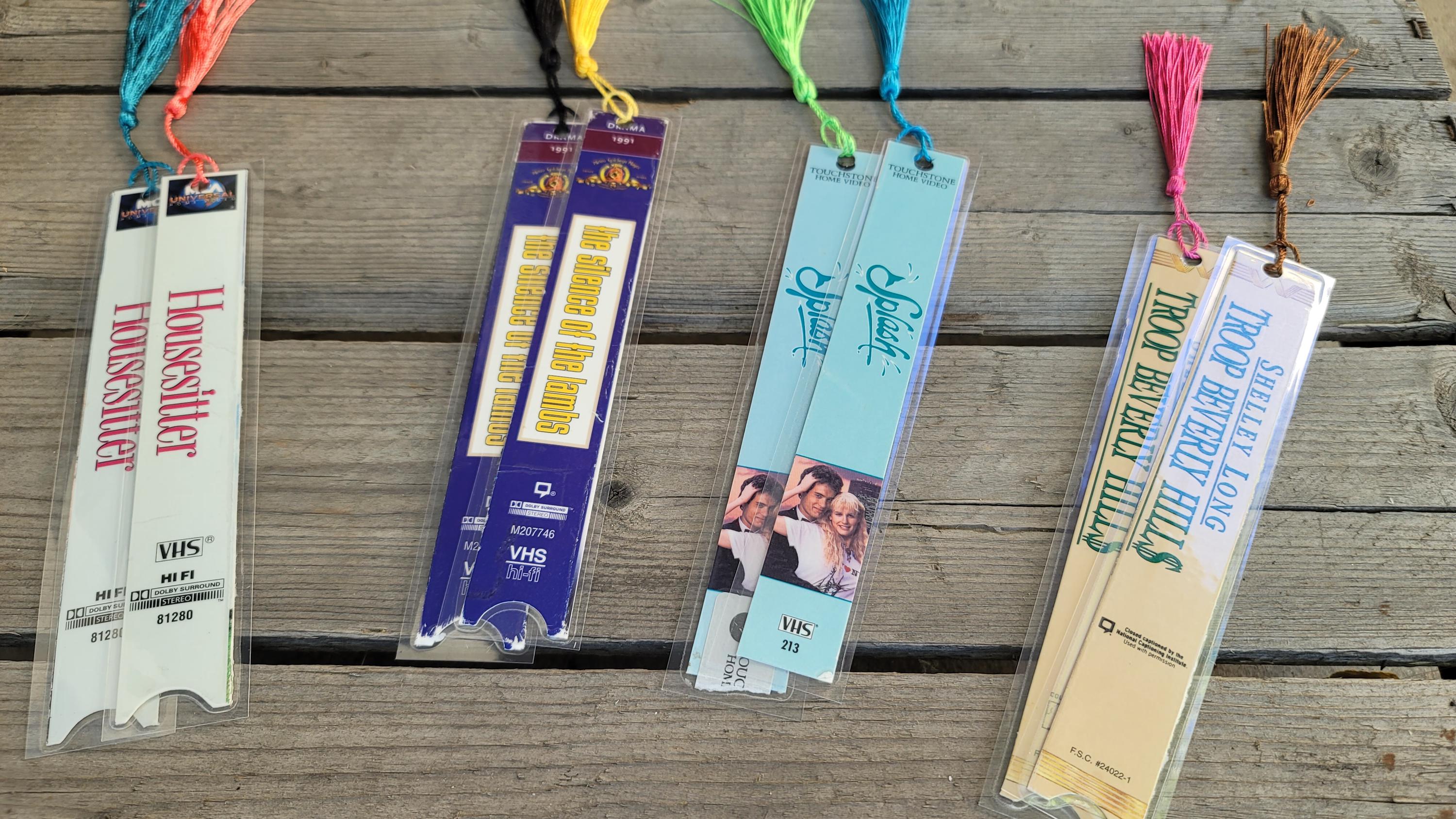 VHS Bookmarks- 80s and 90s Edition - Etsy