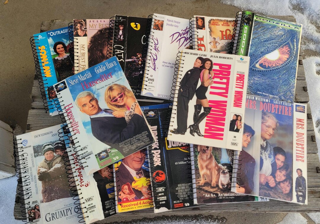Upcycled VHS Movie Notebook: Retro Spiral Journal (5x7) - Etsy