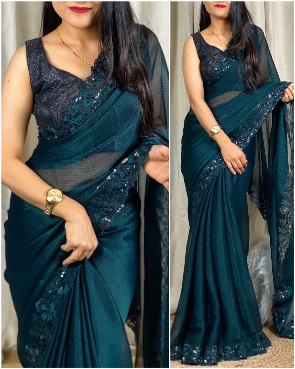 Simple Saree With Border
