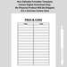 Pros and Cons List. Printable PDF. Decision Making, Organization. Life ...