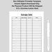 Garage Sale Sheet | Money Tracker | Side Hustle Template | Printable ...