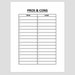 Pros and Cons List. Printable PDF. Decision Making, Organization. Life ...