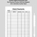 Client Payments Log Sheet Form Template, Business, Organization ...