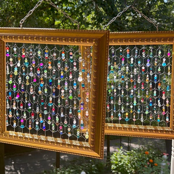 Chicken Wire Sun Catcher - Etsy