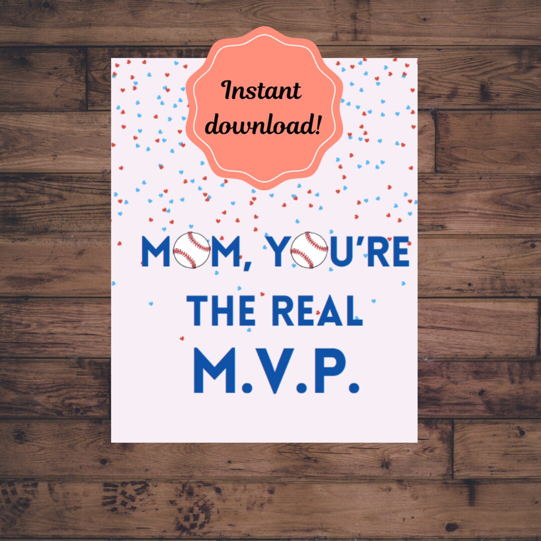 Baseball Mom Mother's Day Card, Gift for Mom, Mother's Day Card ...