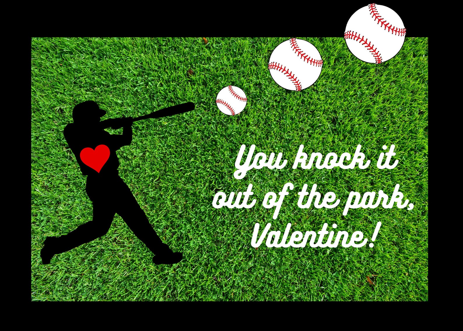 Baseball Valentine Cards, Classroom Valentines Day Printables, Baseball ...