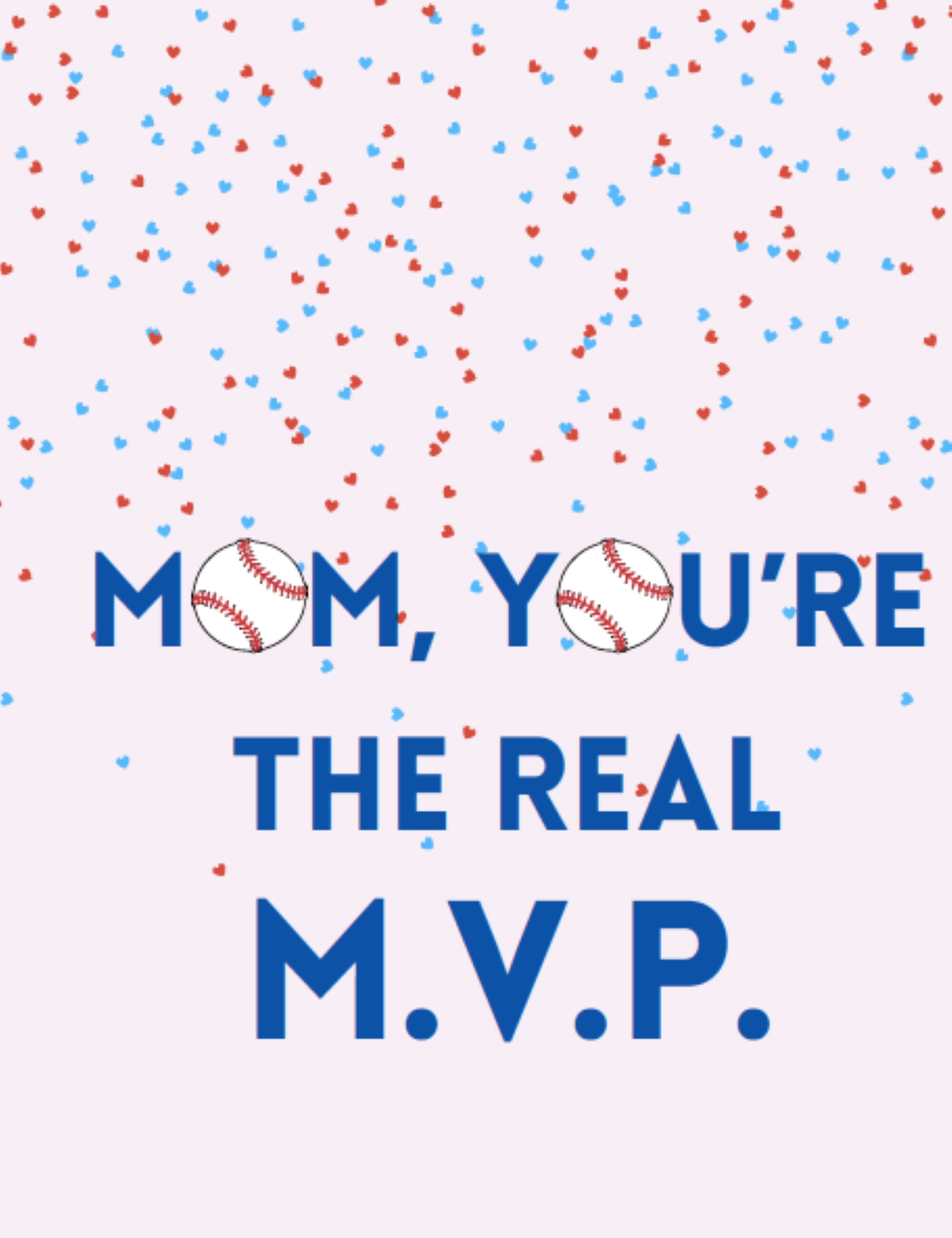 Baseball Mom Mother's Day Card, Gift for Mom, Mother's Day Card ...