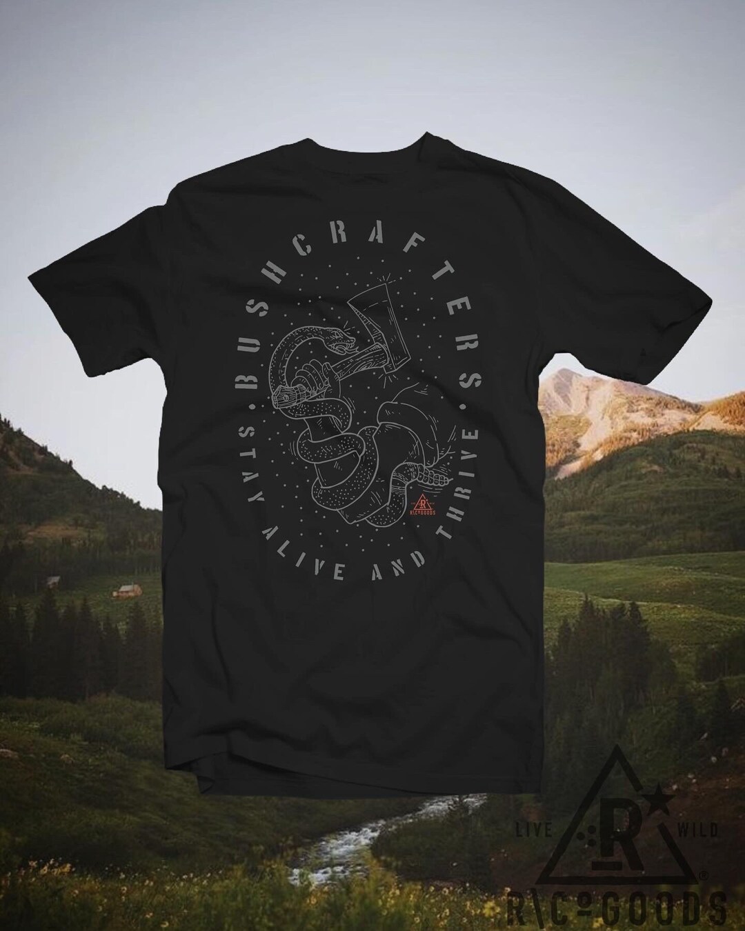 Bushcraft Tshirt, Bushcraft Tee, Bushcraft Clothing, Bushcraft Shirt ...