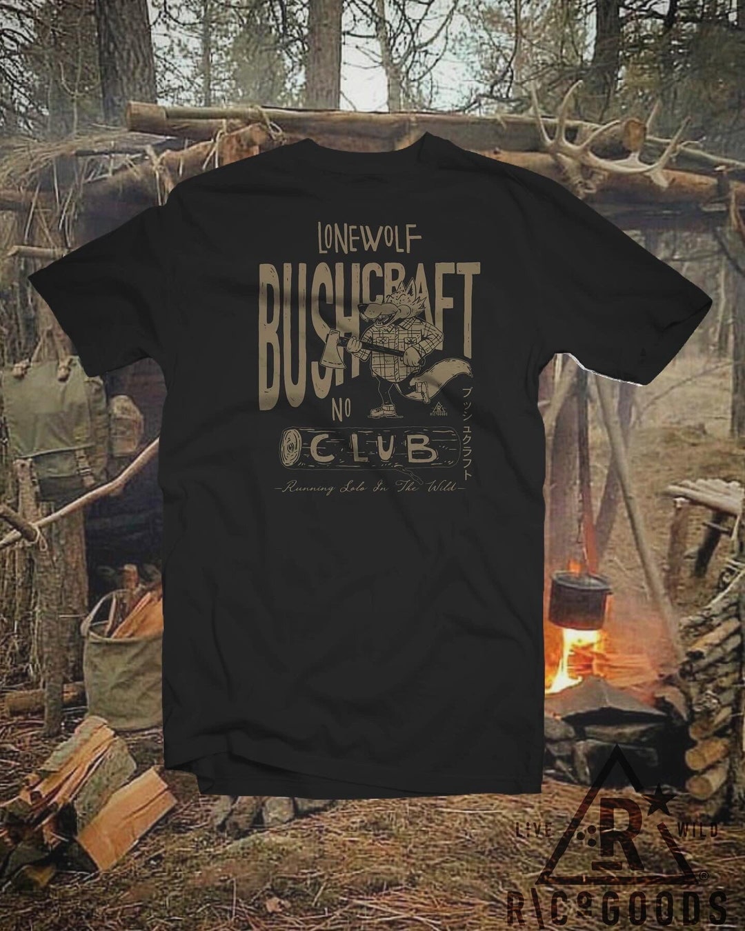 Bushcraft Tshirt, Bushcraft Shirt, Bushcraft Tee, Bushcraft Clothing ...