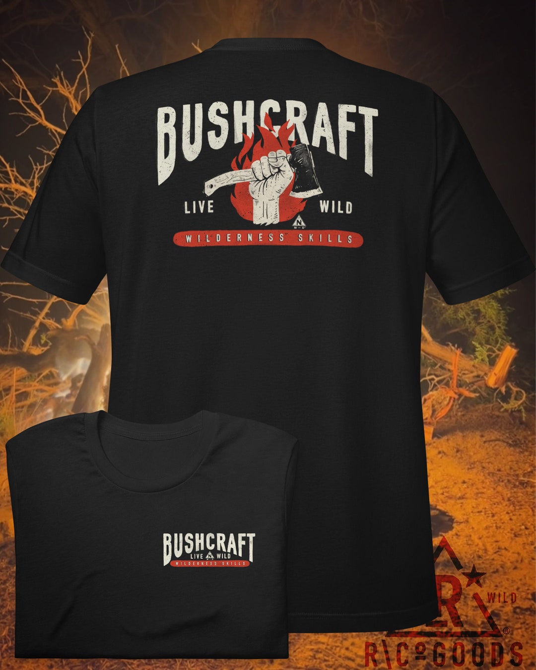 Bushcraft Gifts, Bushcraft Shirt, Bushcraft Clothing, Wilderness Tshirt ...
