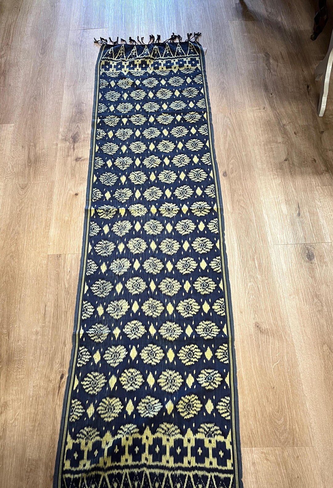 Vintage Ikat Woven Wall Hanging From Bali Handwoven Table Runner ...