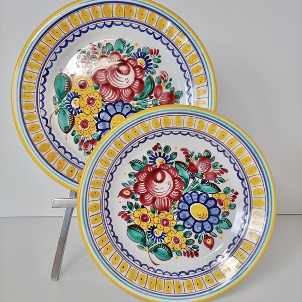 Czech Pottery Plates - Etsy