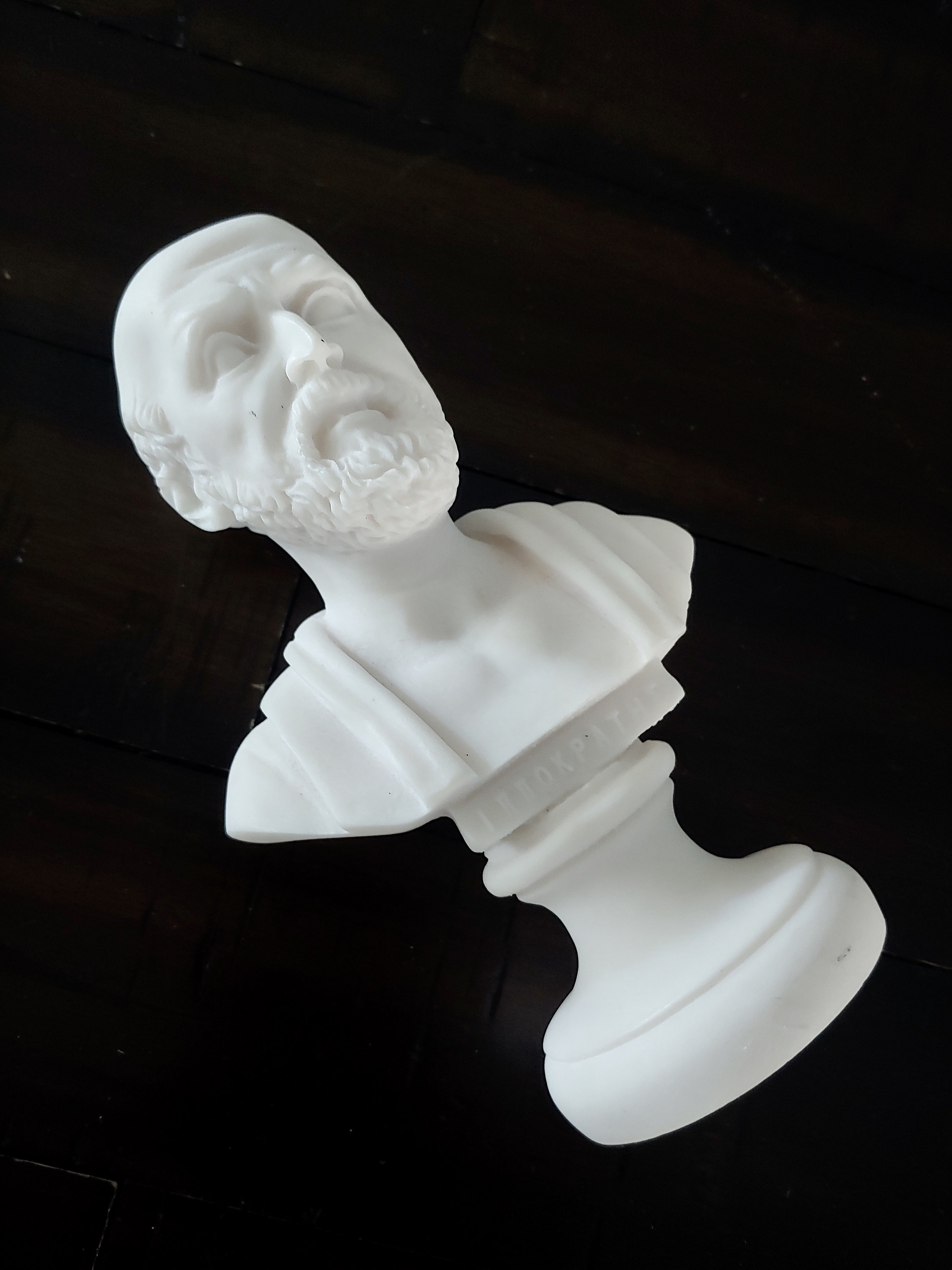 Handmade HIPPOCRATES ALABASTER BUST Father of Medicine Vintage - Etsy