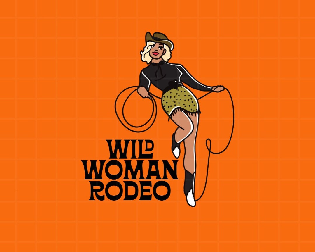 Wild Woman Rodeo Western PNG Cowgirl Design, Digital File Sublimation ...