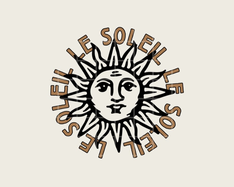 Le Soleil PNG Bohemian Design File, POD Sublimation Design, Trendy ...