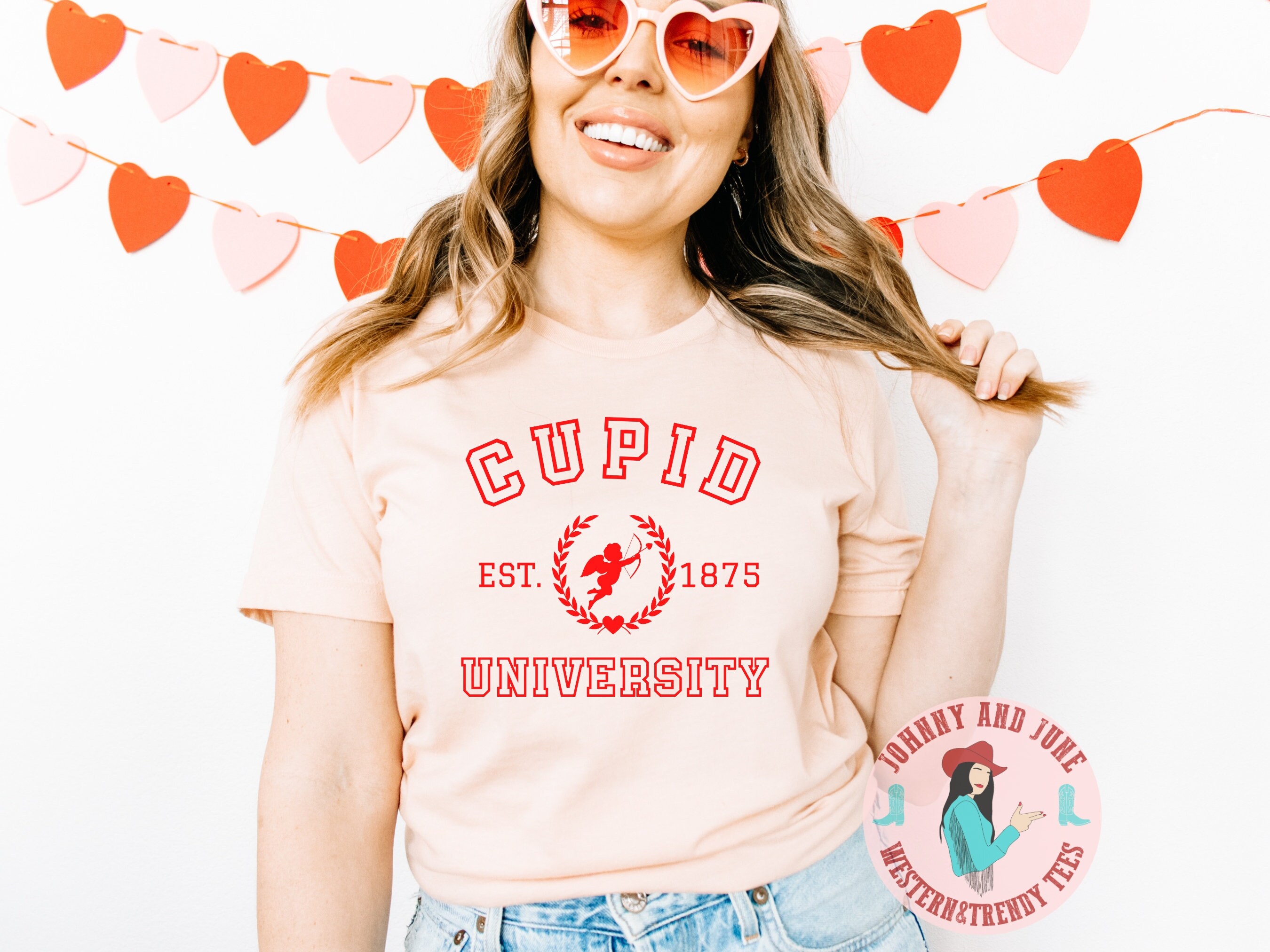Cupid University PNG + SVG, Cupid Svg, Valentines Svg, Valentine's Day ...