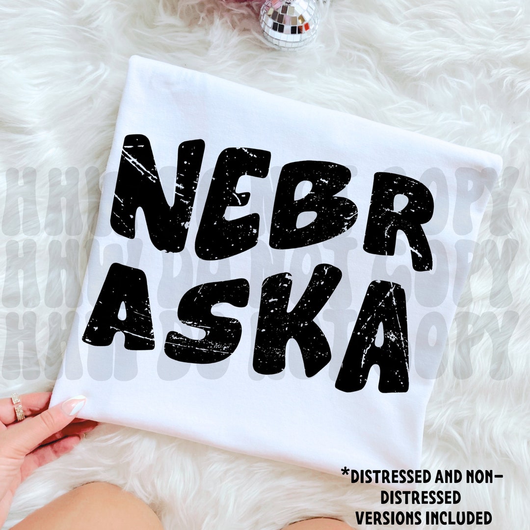 Nebraska Wavy Distressed Png, Nebraska Png, Nebraska Sublimation ...