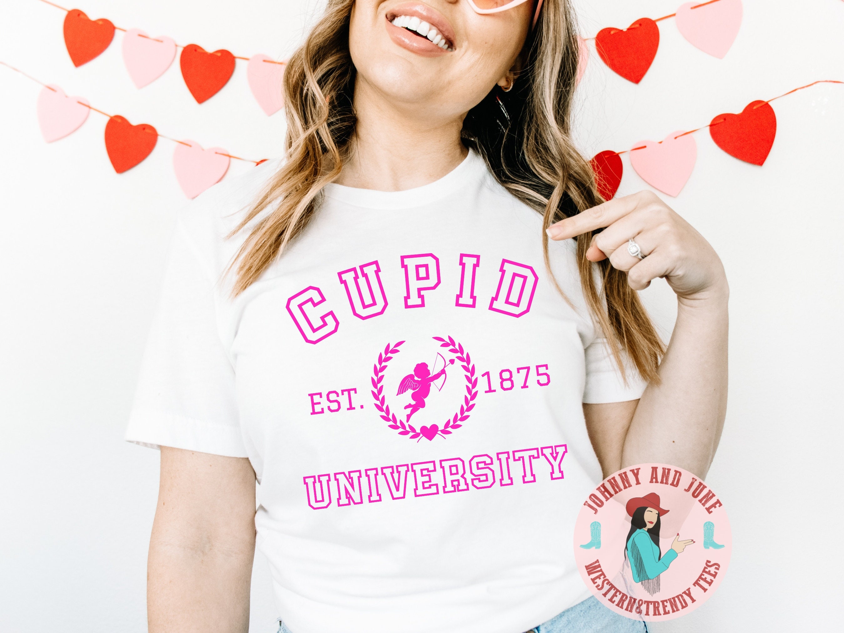Cupid University PNG + SVG, Cupid Svg, Valentines Svg, Valentine's Day ...