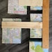 Multi-cubby Map Decoupage Wall Shelf - Etsy