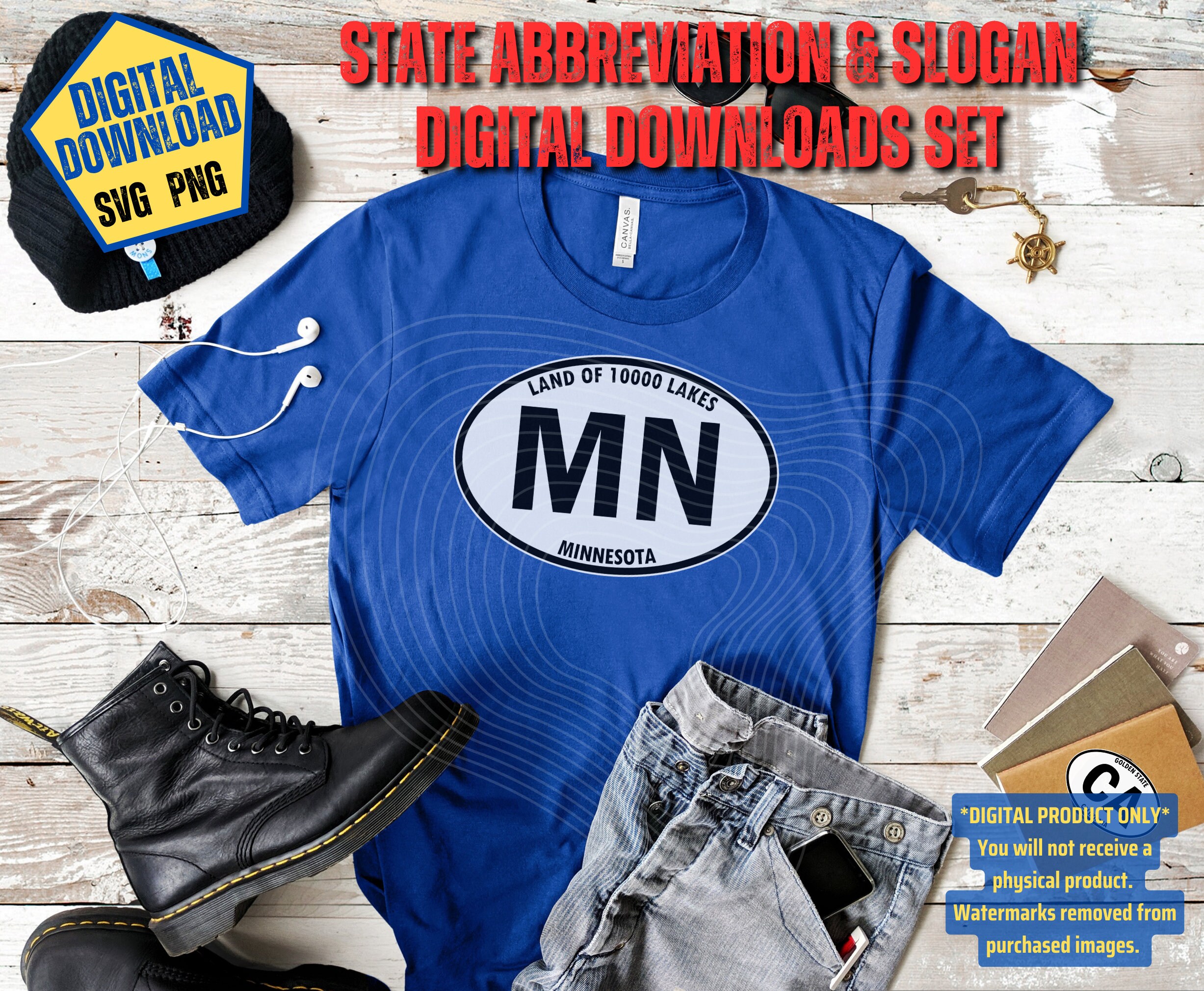 50 States Oval Travel Sticker Collection PNG/SVG Digital Download - 86 ...