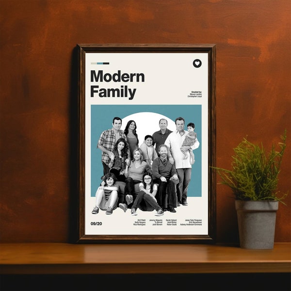 Modern Family Wall Art - Etsy