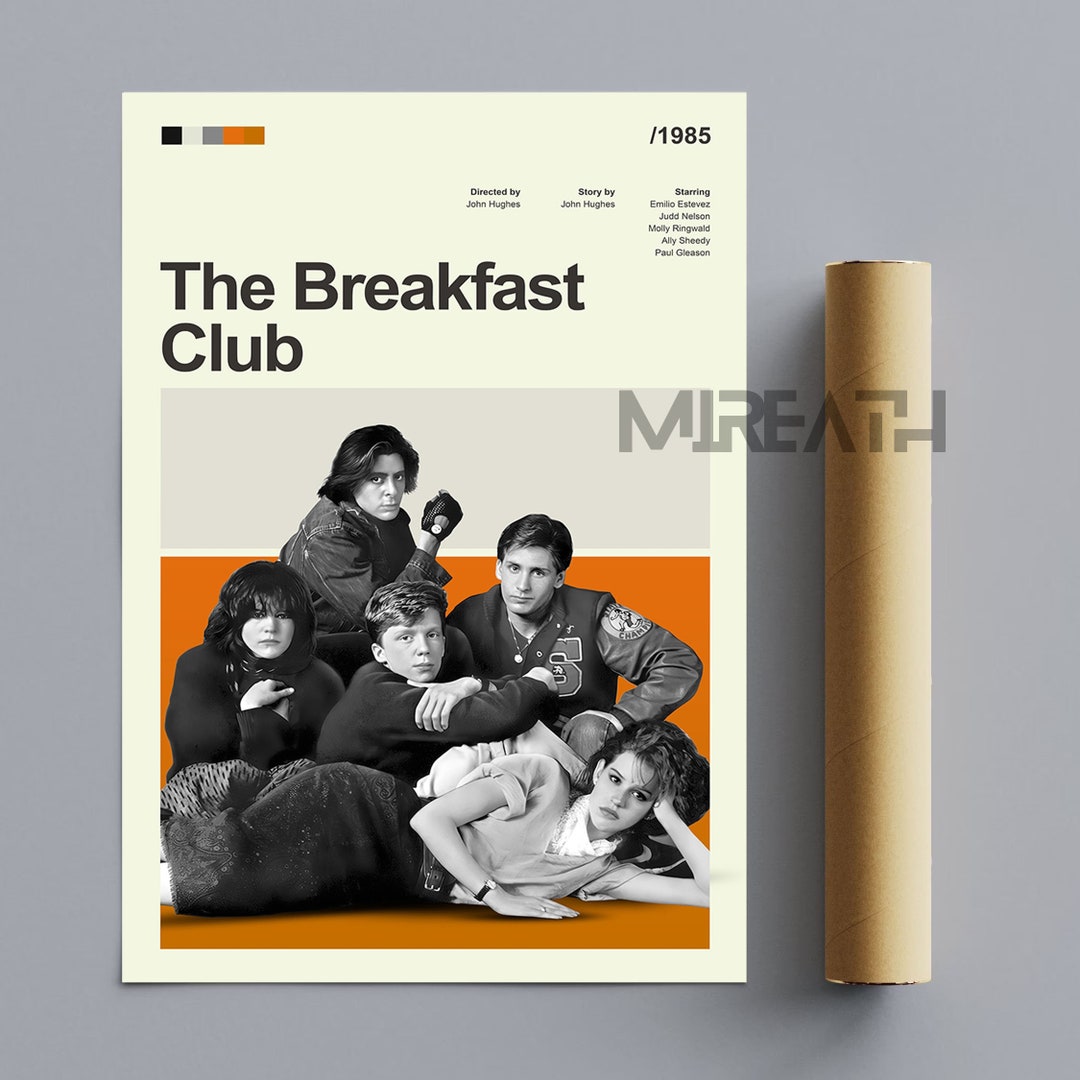 The Breakfast Club Poster Vintage Vertical Movie Poster - Etsy