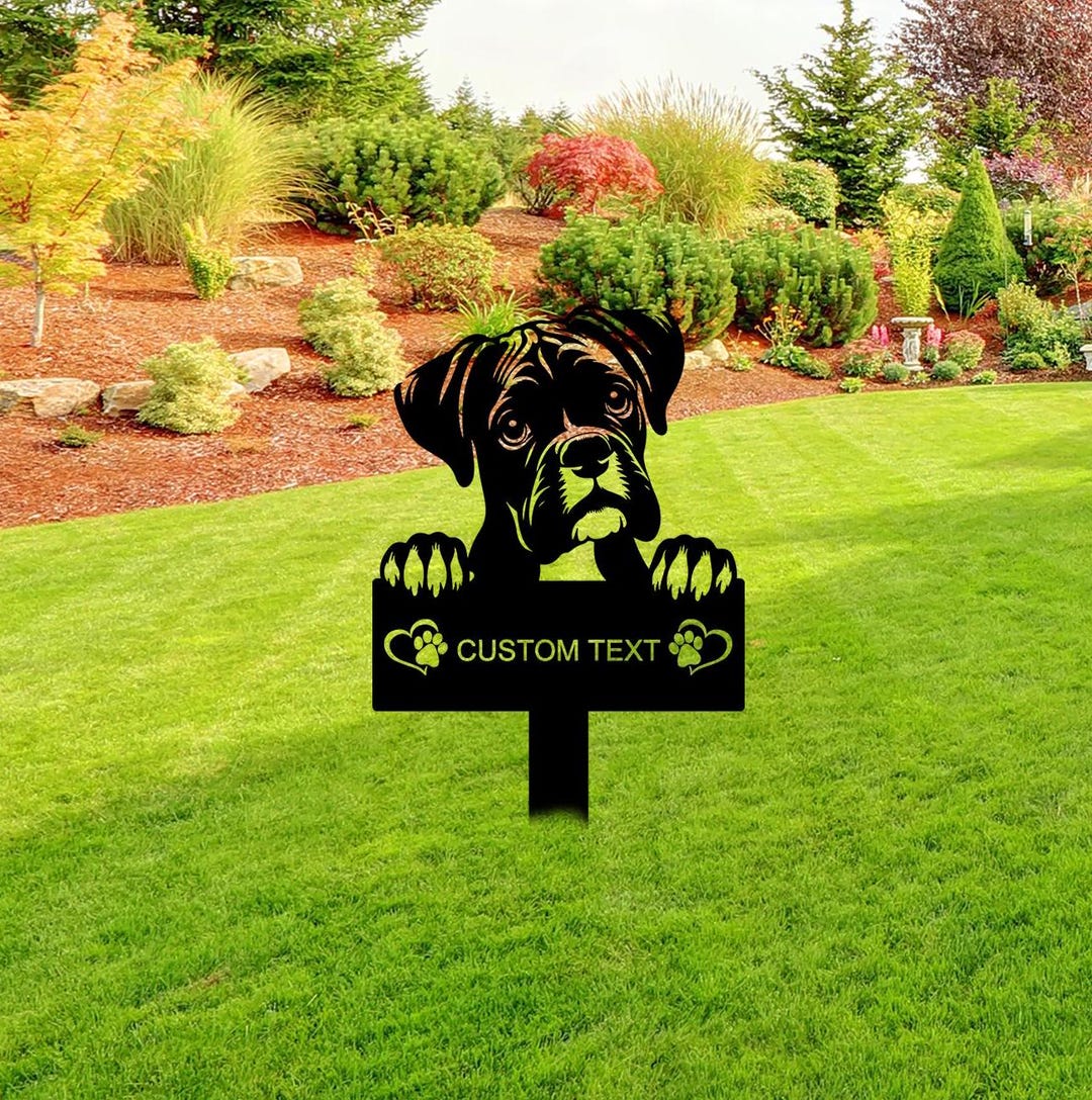 Personalized Photo Metal Pet Memorial Pet Garden Sign, Memorial Stake ...