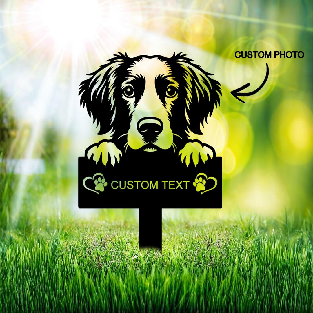 Personalized Dog Metal Memorial Plaques, Dog Grave Markers, Dog Lost ...
